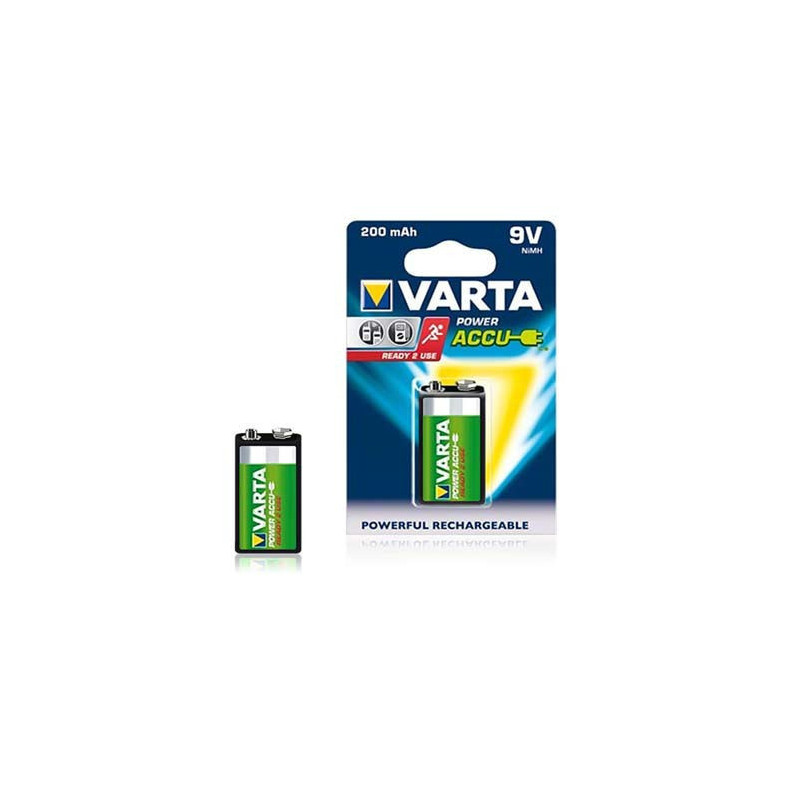 Acumulator 9V 200mah Varta - Acumulatori R3aaa, R6aa, R14c, R20d