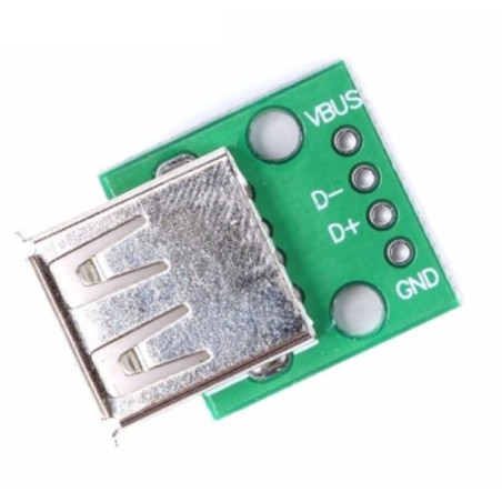 Mufa USB mama pe cablaj imprimat
