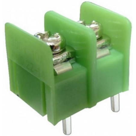 Conector PCB 2 pini verde