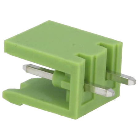 Conector PCB tata 2 pini verde